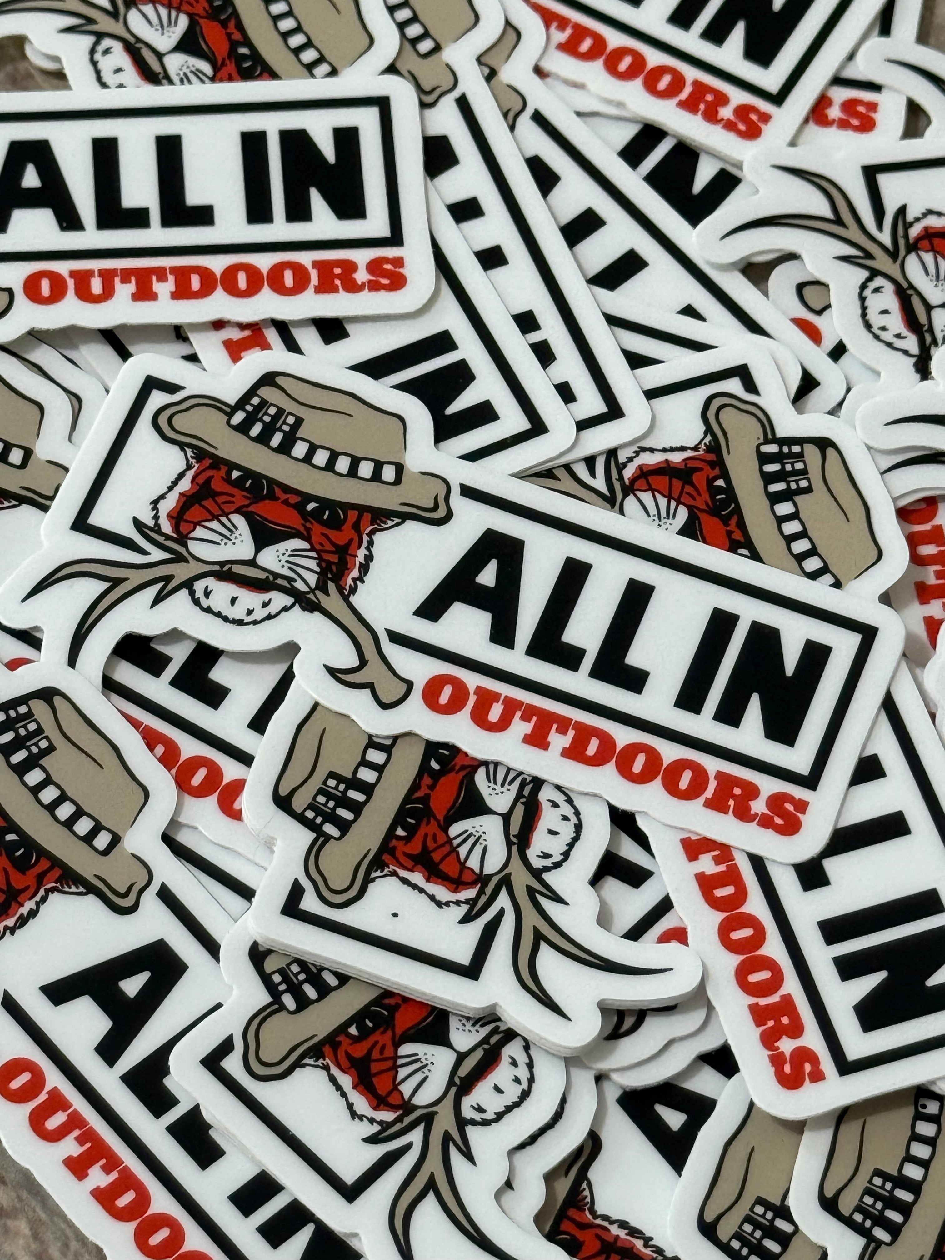 Window Decal 3x2 Inch – All In Outdoors